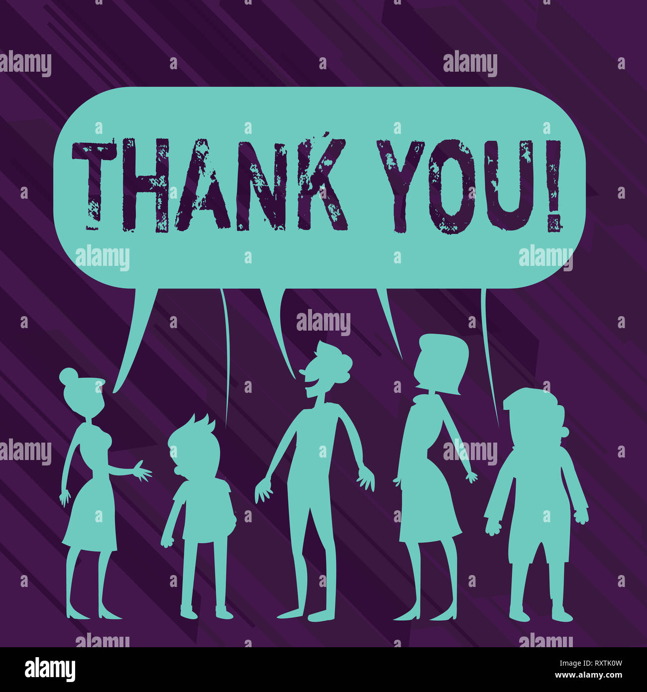 Conceptual hand writing showing Thank You. Concept meaning Appreciation ...