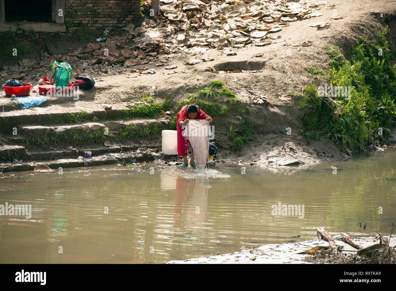 Nepali lady hi-res stock photography and images - Alamy