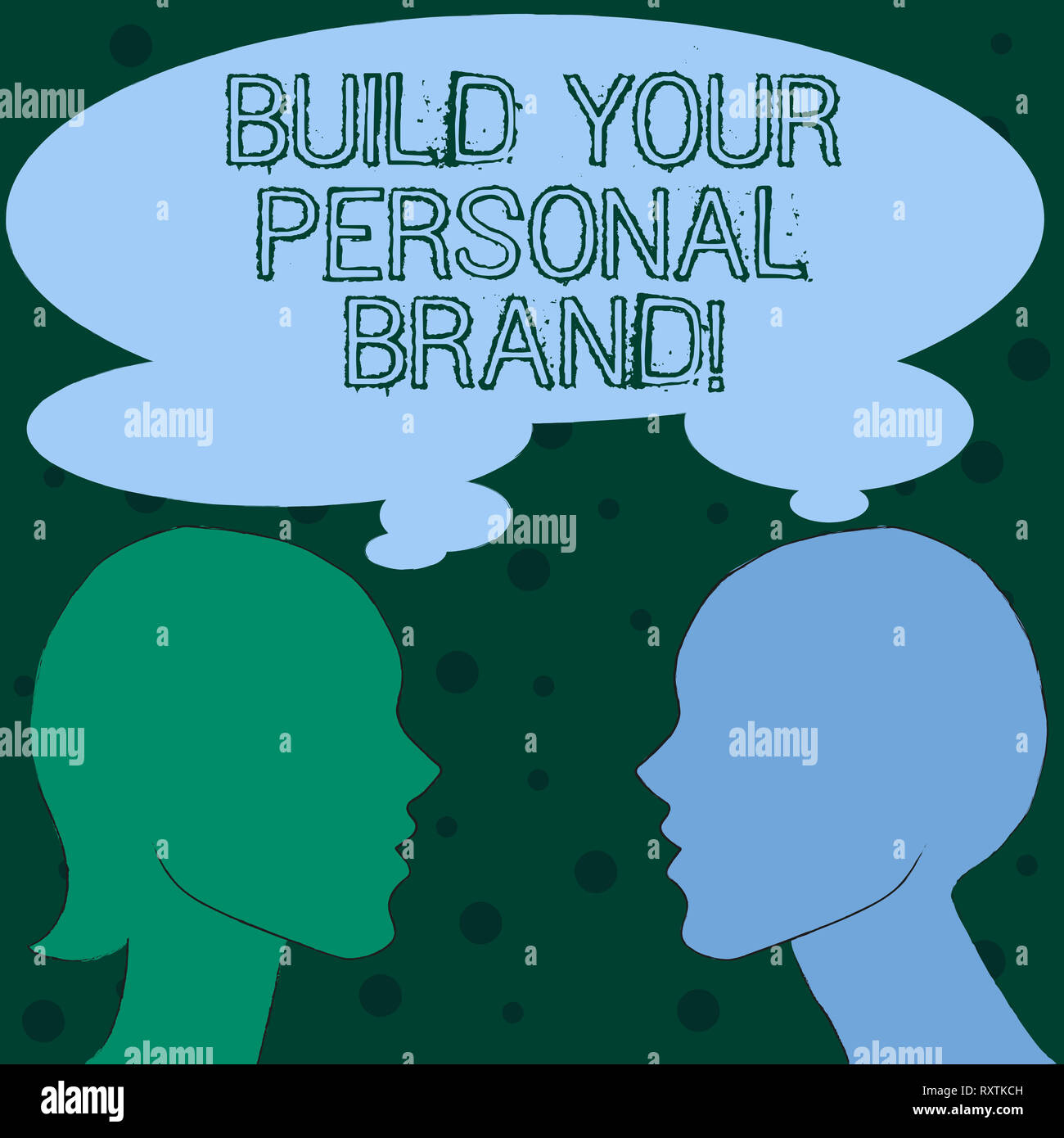 Word writing text Build Your Personal Brand. Business photo showcasing creating successful ...
