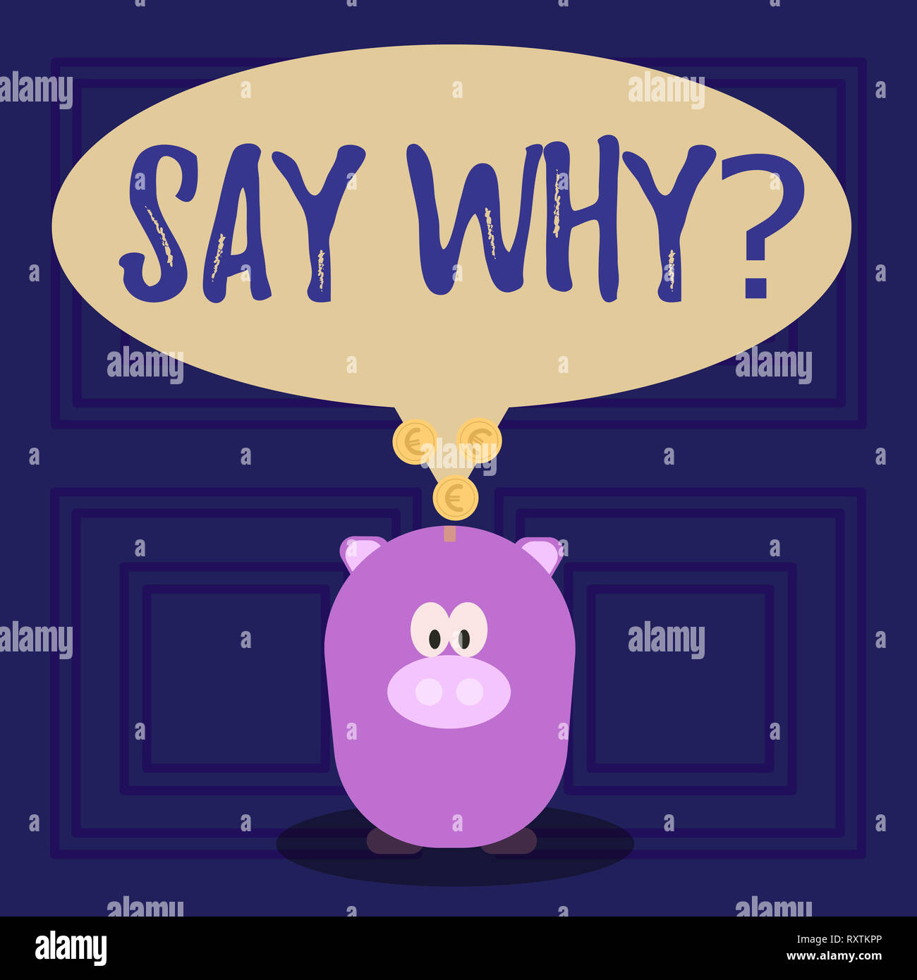 Conceptual hand writing showing Say Whyquestion. Concept meaning Give ...