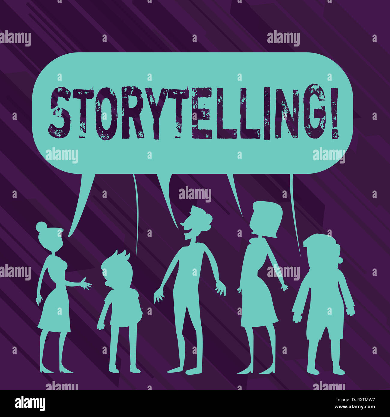 Conceptual hand writing showing Storytelling. Concept meaning Tell ...