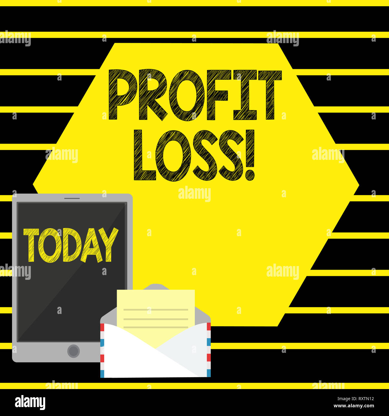 Word writing text Profit Loss. Business photo showcasing Financial year ...