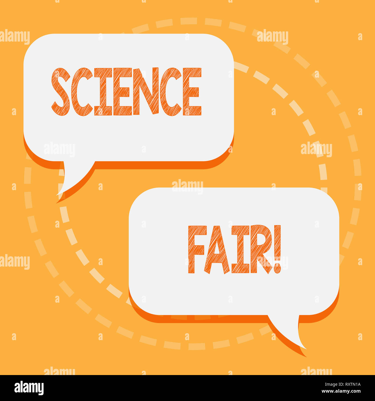 Text sign showing Science Fair. Business photo text School competition ...