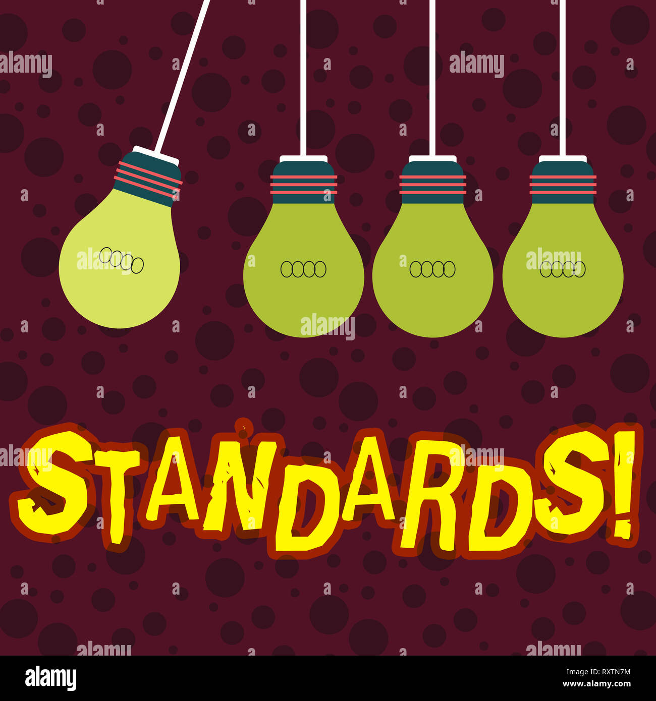 Handwriting text writing Standards. Conceptual photo Quality Controls ...