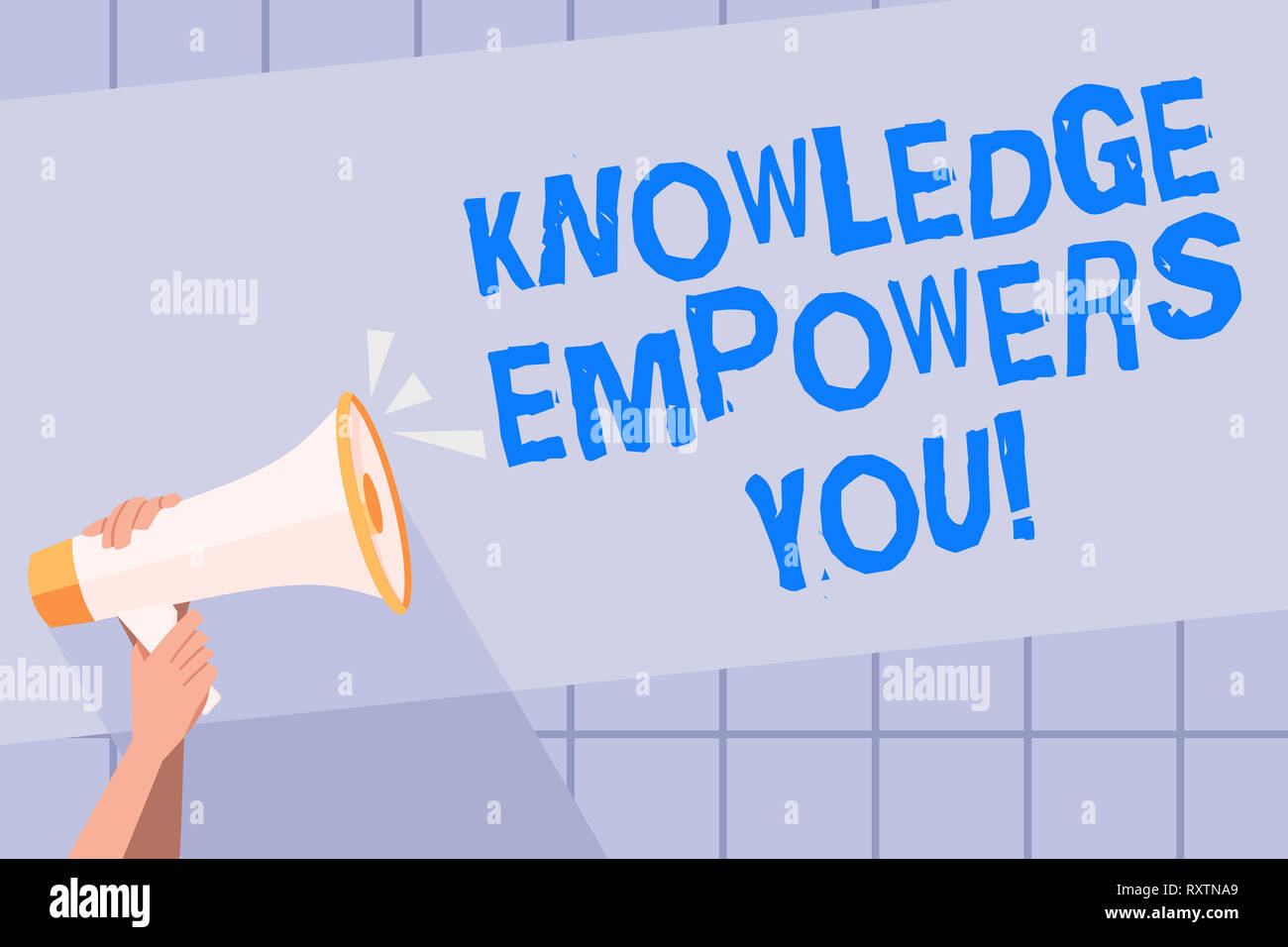 Handwriting text writing Knowledge Empowers You. Conceptual photo ...