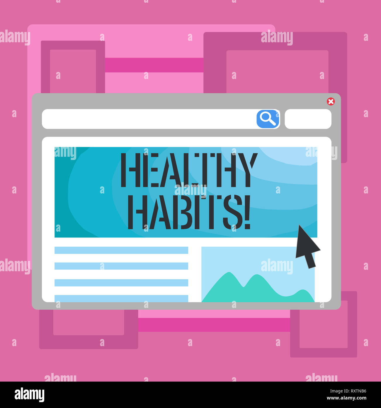 Handwriting text writing Healthy Habits. Conceptual photo Good ...