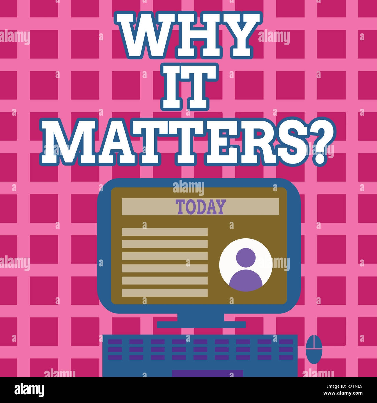 Text sign showing Why It Mattersquestion. Business photo text Important ...