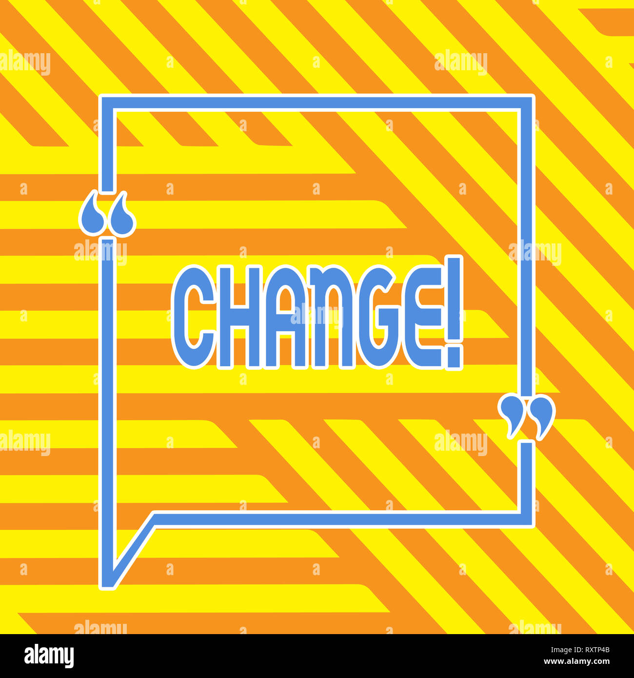 Conceptual hand writing showing Change. Concept meaning Alteration ...