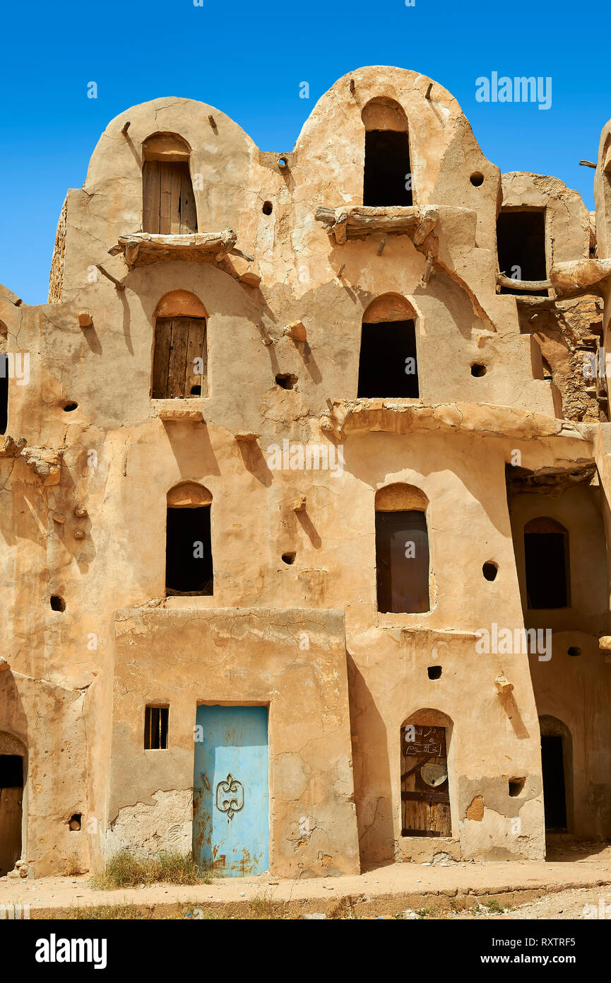 The traditional north Sahara fortified Berber Ksar of Ez Zahra and its ...
