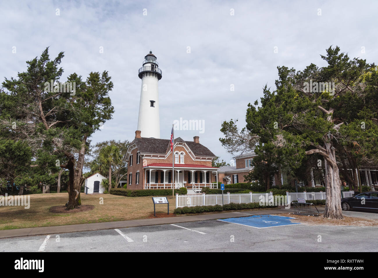St. Simons Lighthouse Georgia USA Stock Photo - Alamy