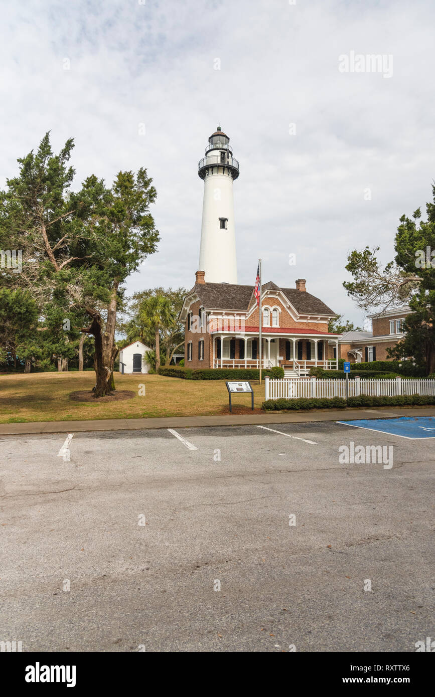 Georgia st simons island lighthouse hi-res stock photography and images ...