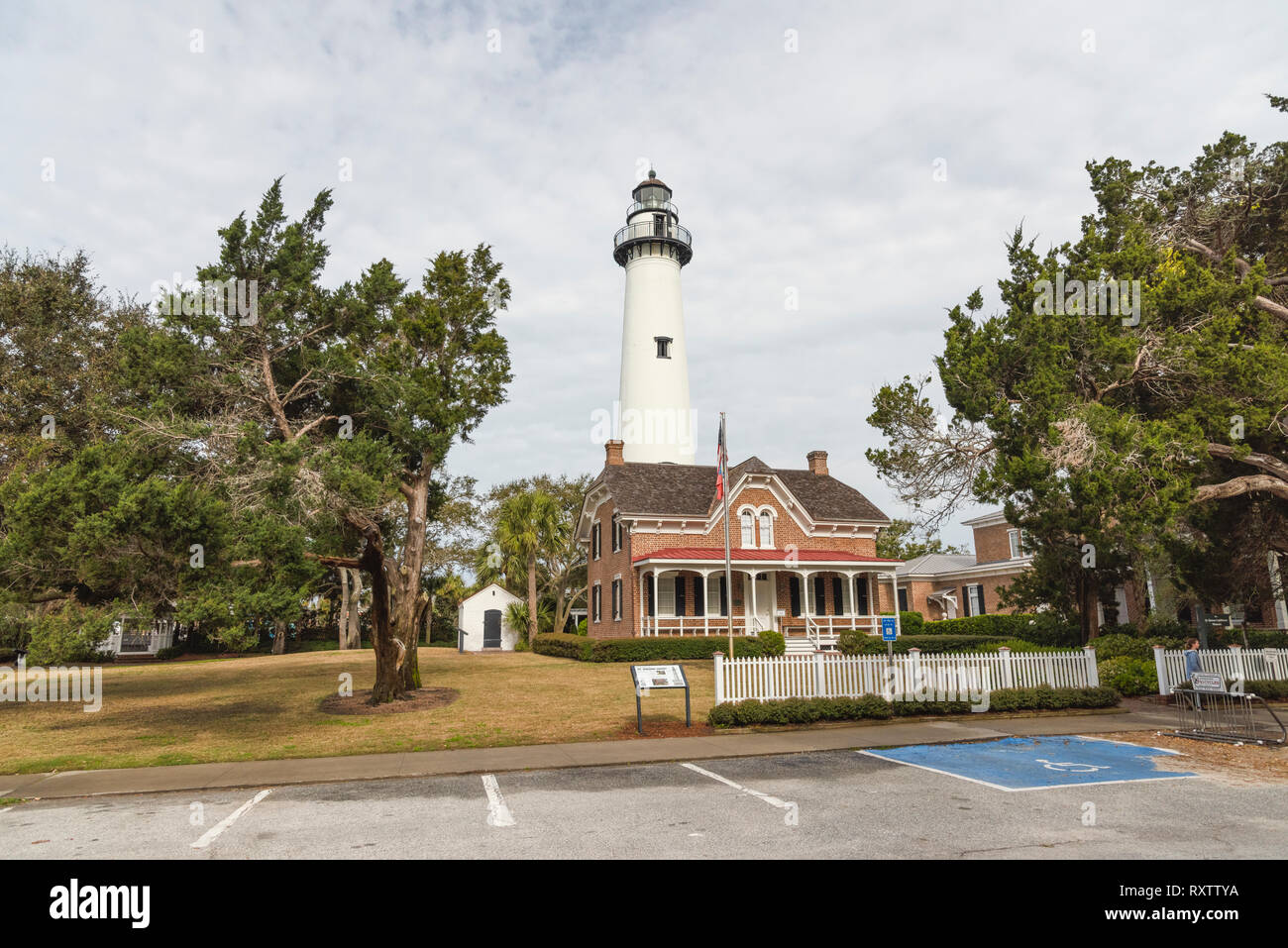 St. Simons Lighthouse Georgia USA Stock Photo - Alamy