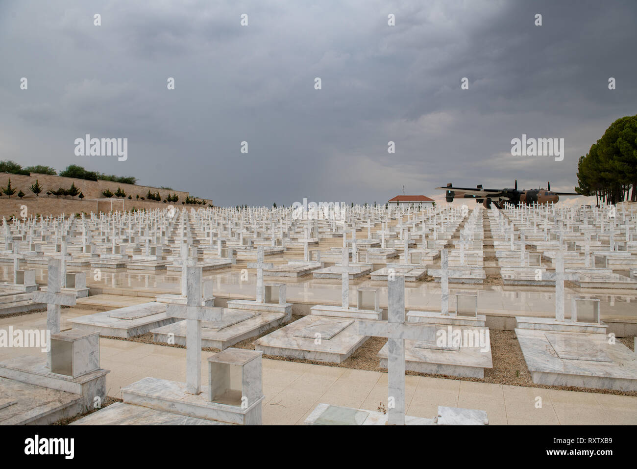 "Timvos" is a military graveyard in Cyprus. It was build in memory of ...