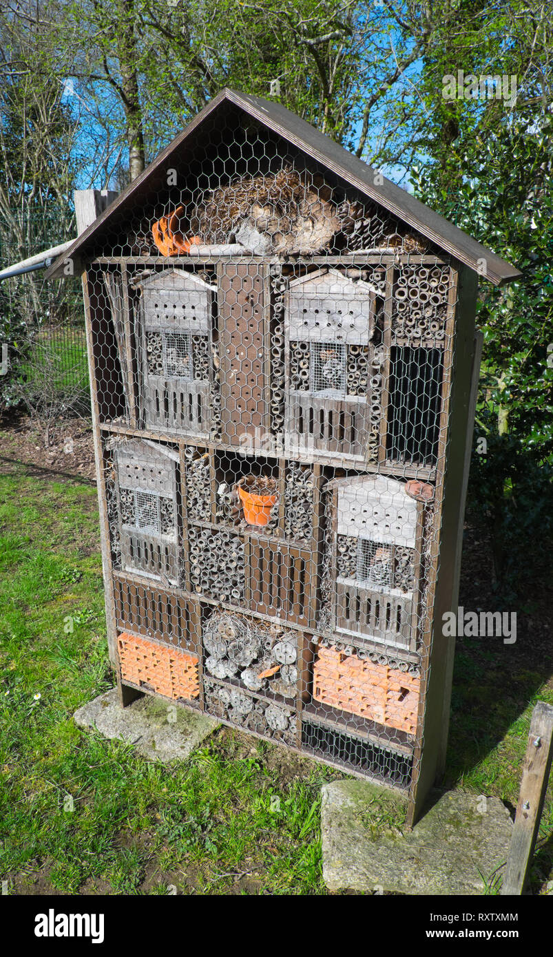 Chicken wire insect house hi-res stock photography and images - Alamy