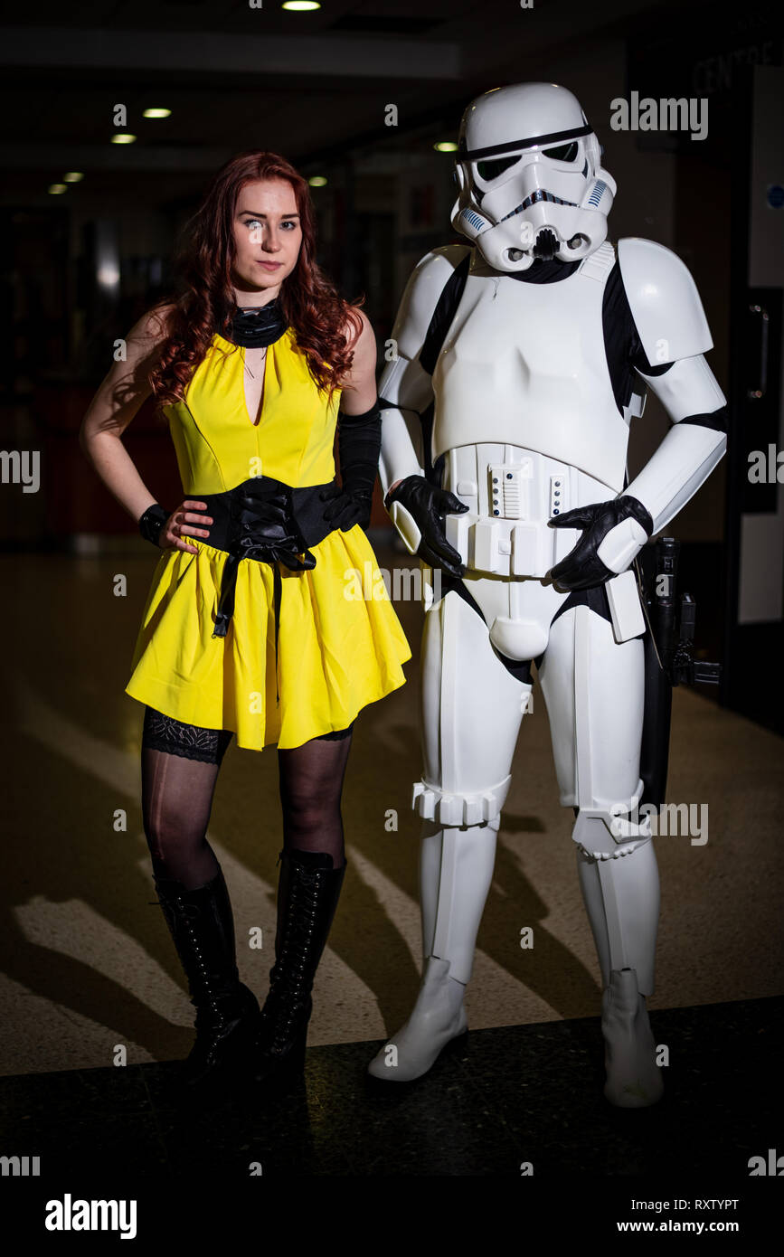 Cosplayers dressed as their favourite superheros or film characters in ...