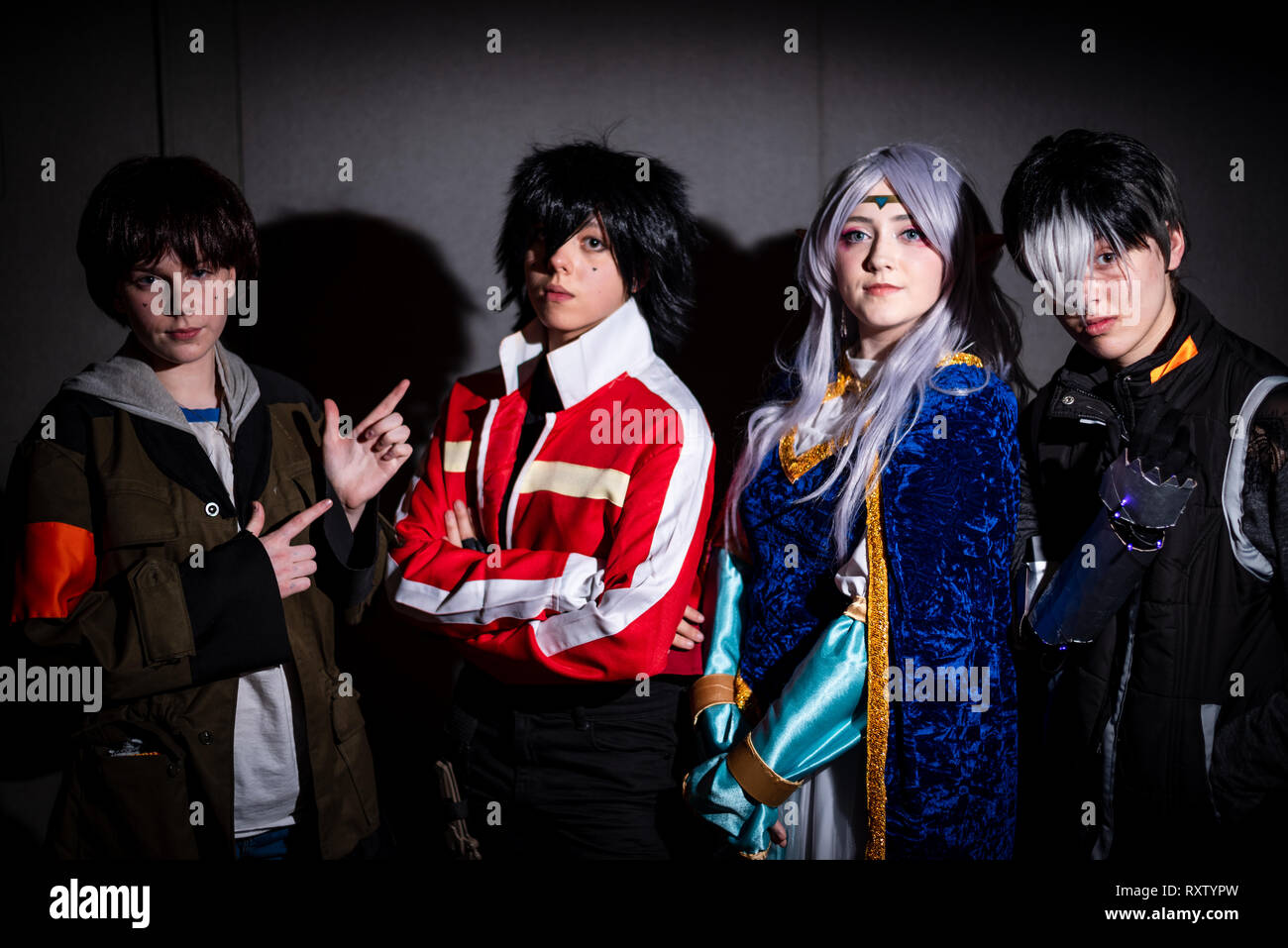 Cosplayers dressed as their favourite superheros or film characters in ...