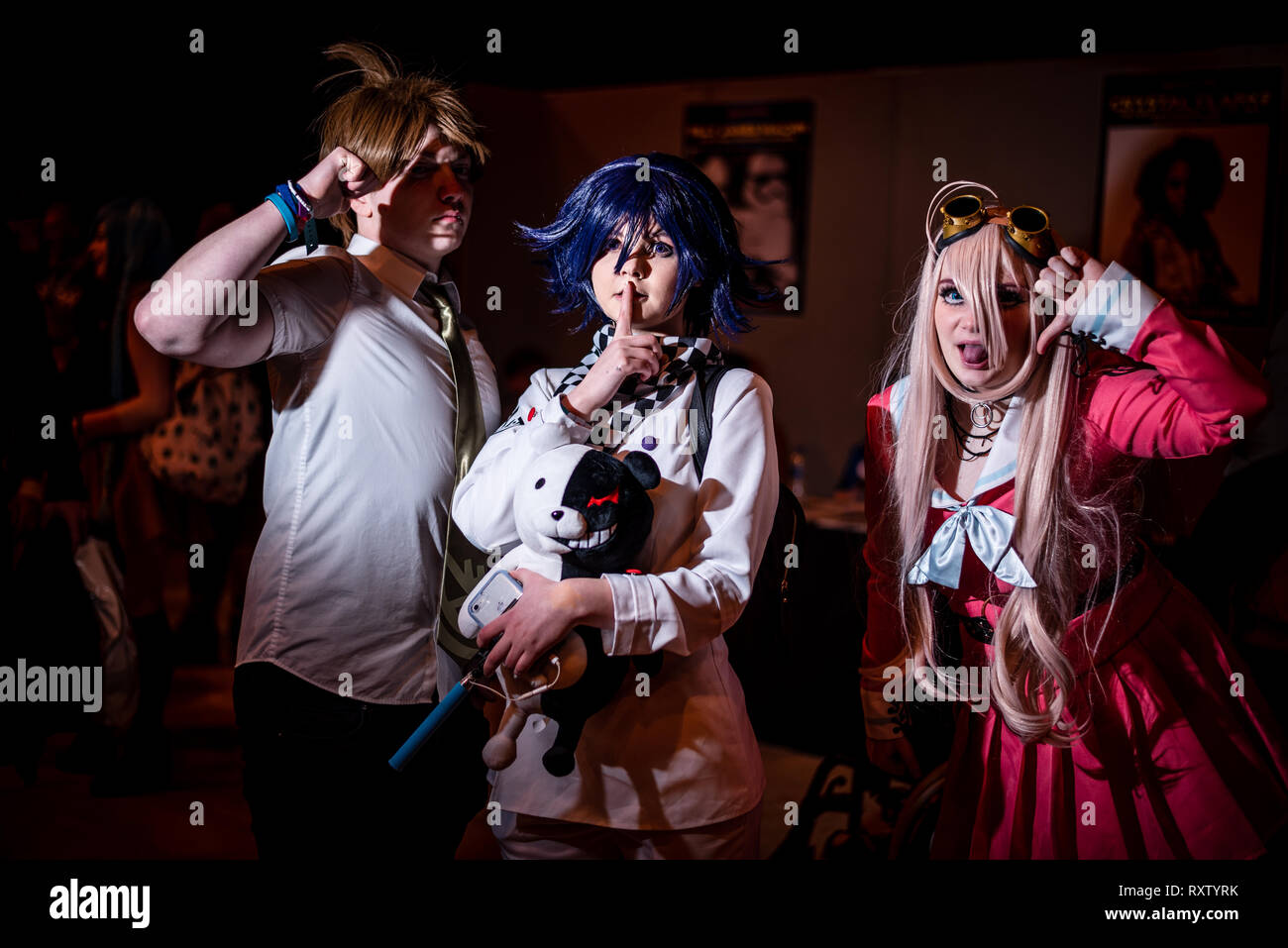 Cosplayers dressed as their favourite superheros or film characters in ...