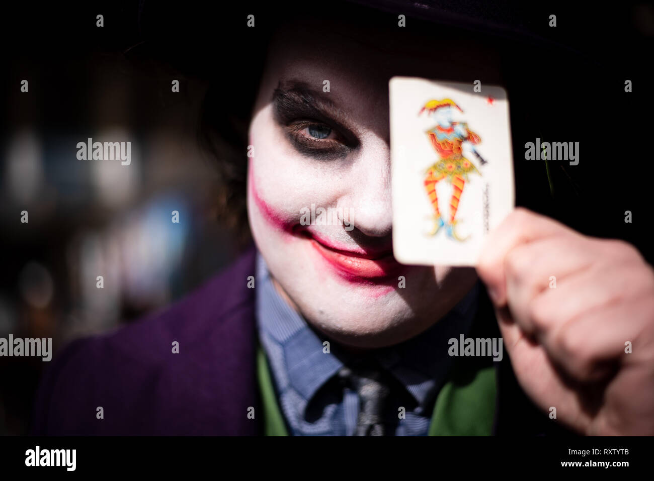 Cosplayers dressed as their favourite superheros or film characters in ...