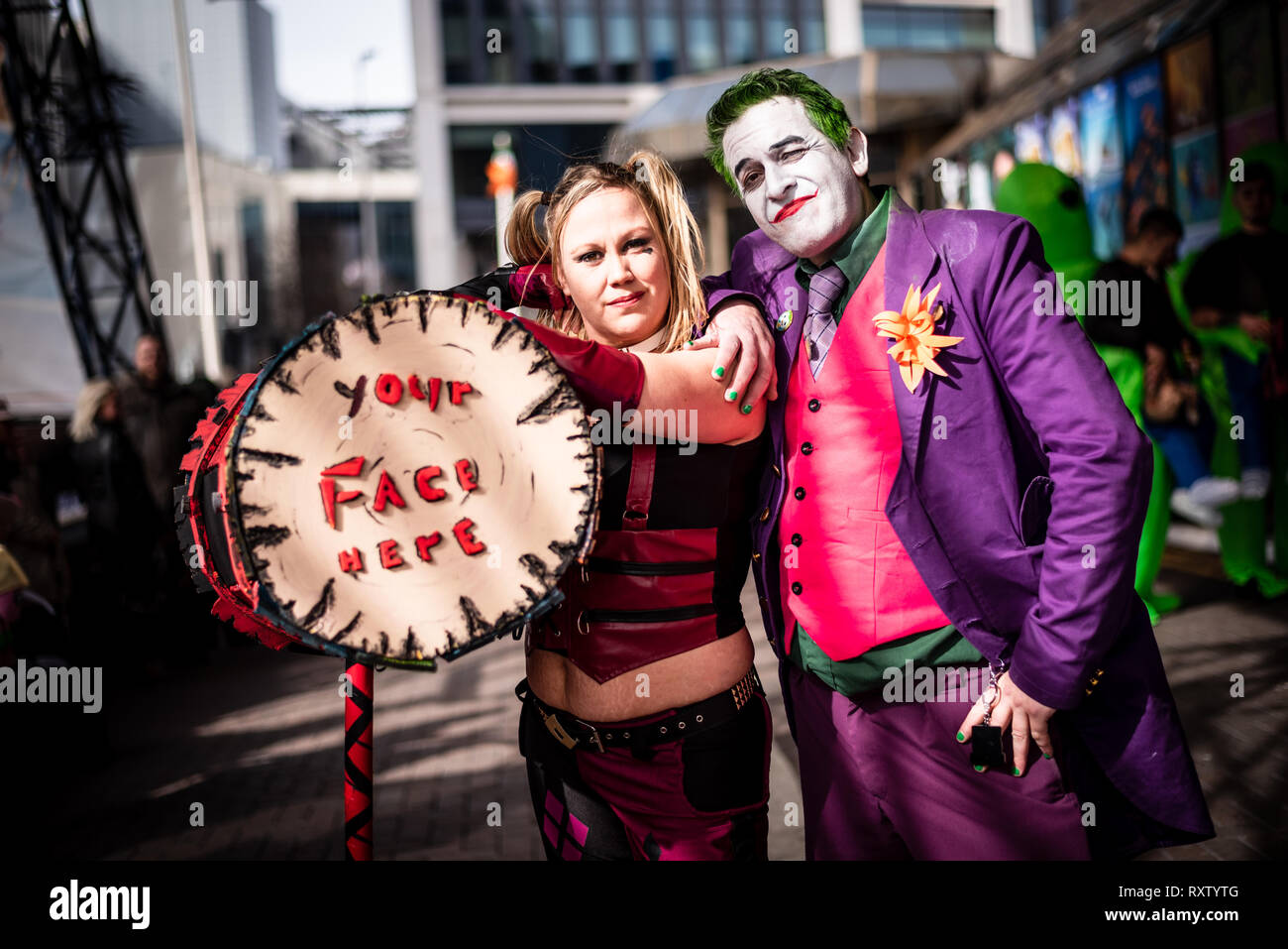 Cosplayers dressed as their favourite superheros or film characters in ...