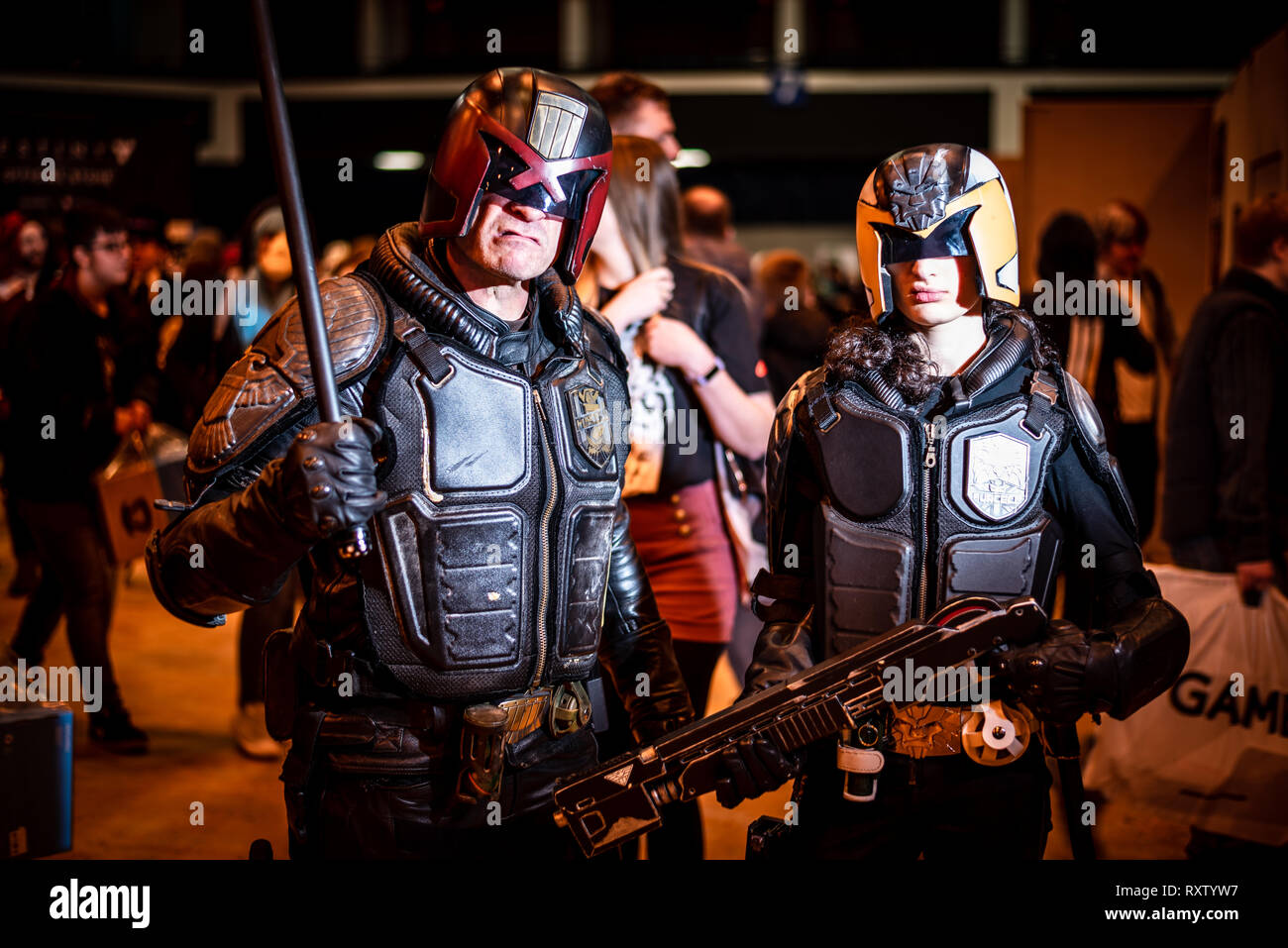 Cosplayers dressed as their favourite superheros or film characters in ...