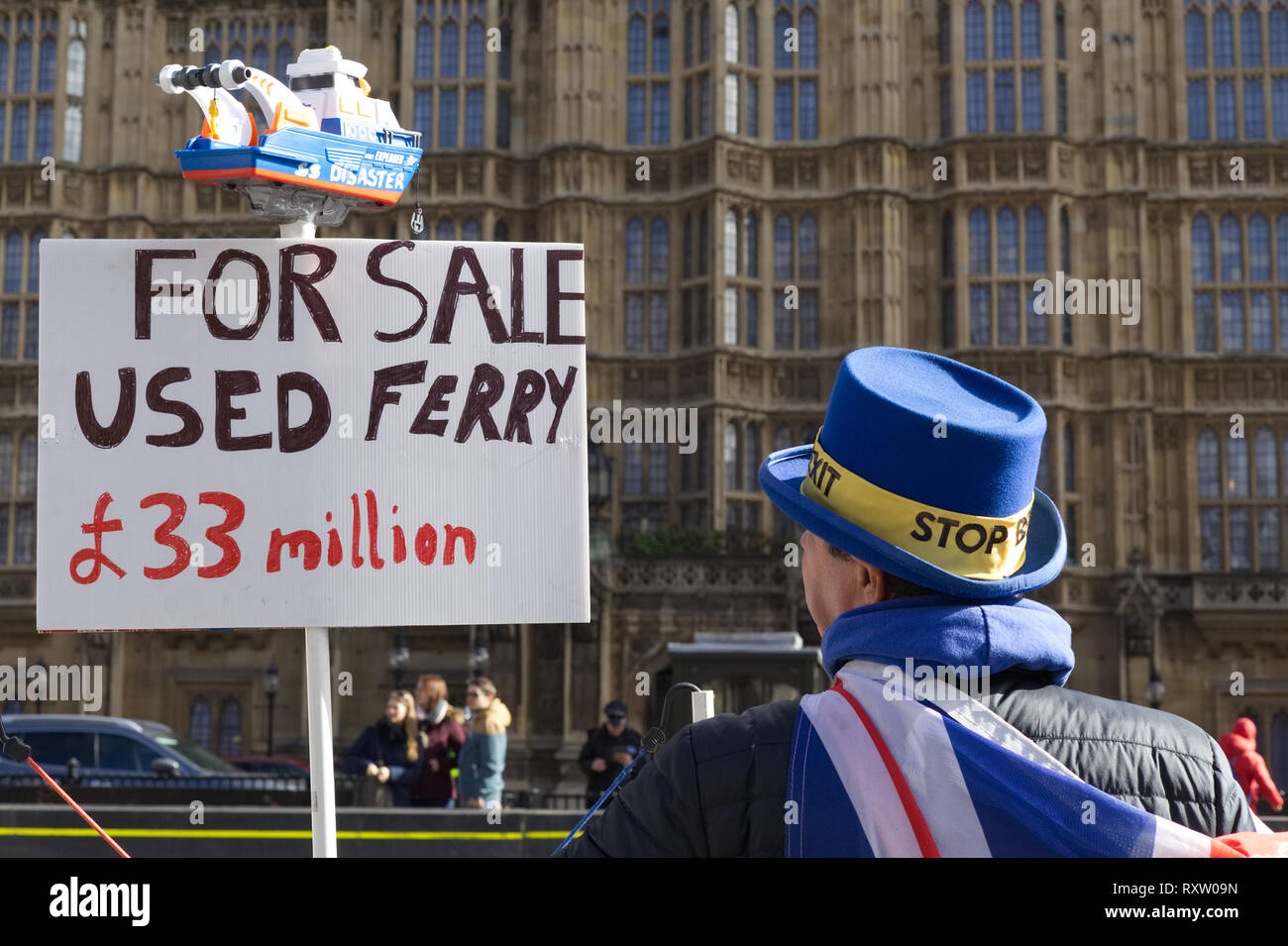 Brexit protest London England Stock Photo - Alamy