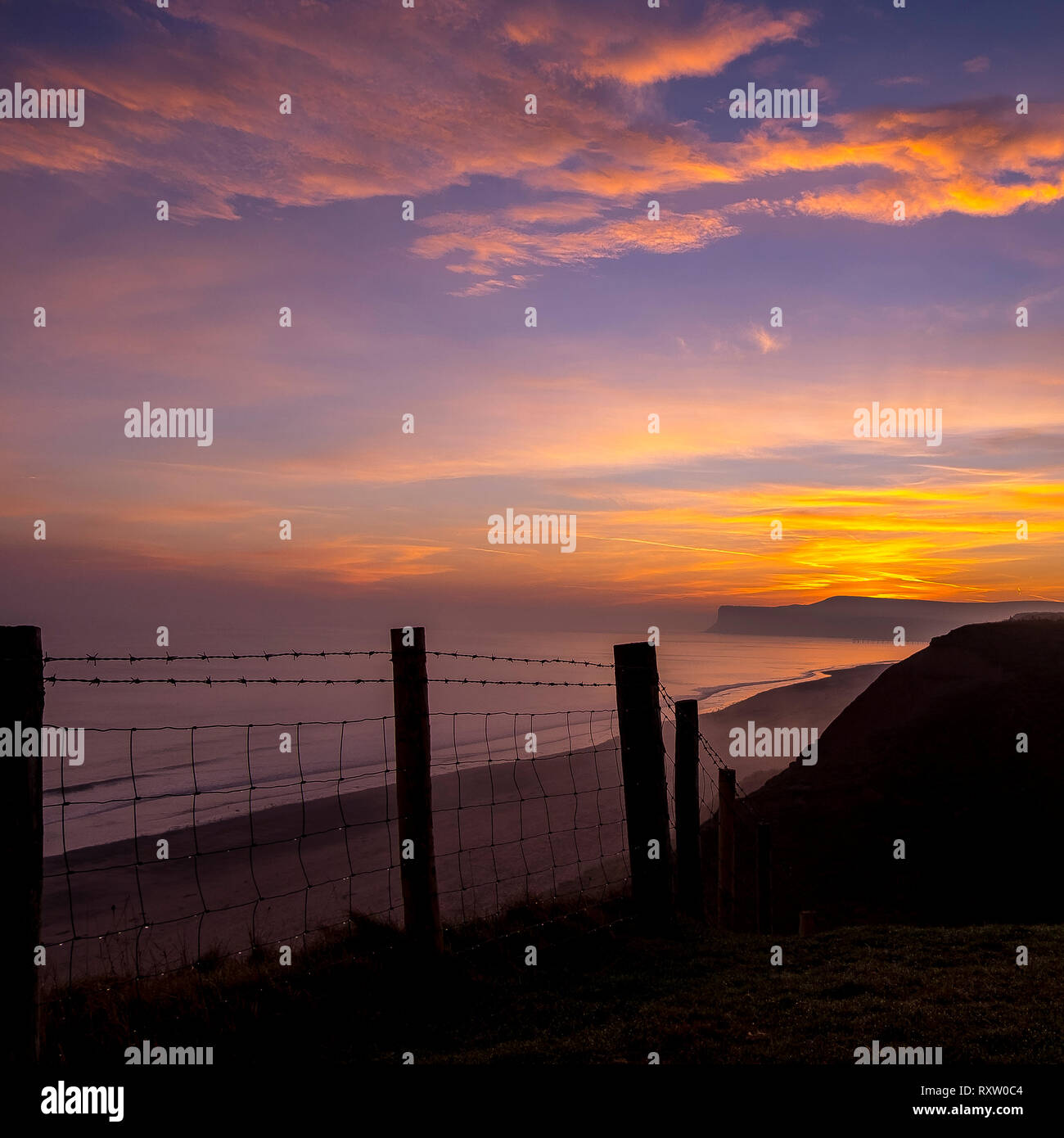 Saltburn by the sea uk sunrise hi-res stock photography and images - Alamy