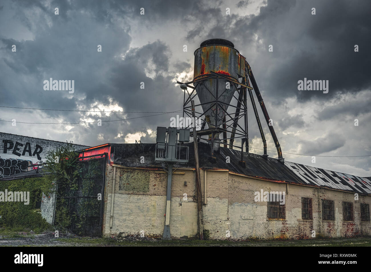 Detroit, Michigan, United States - March 09 2018 : View of Temple ...