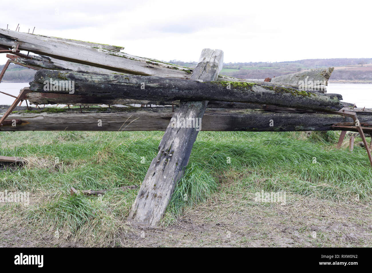 Ships Graveyard at Purton Hulks Stock Photo - Alamy