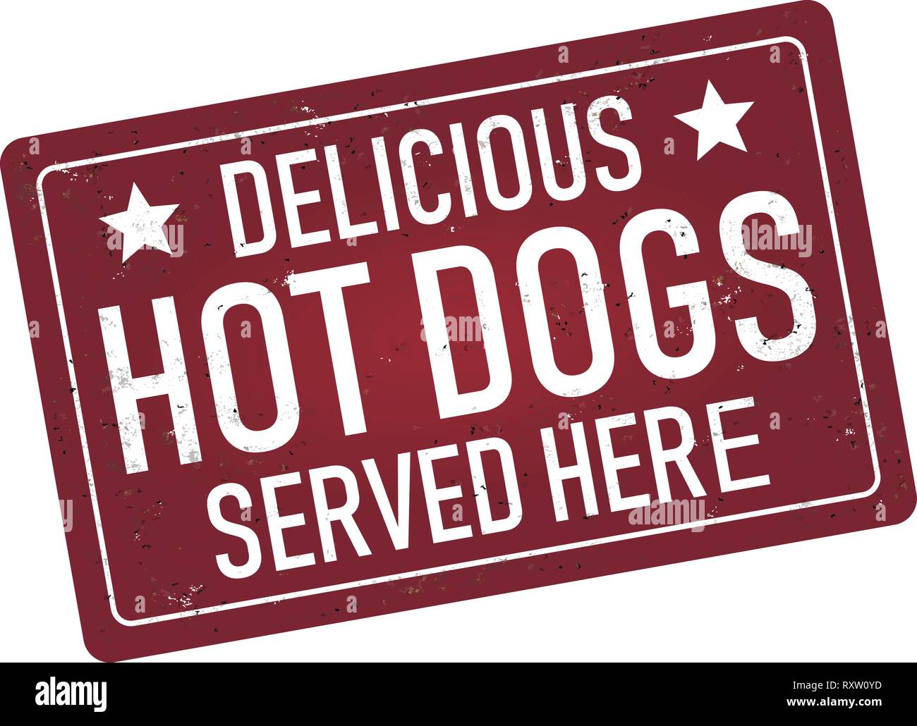 Vintage metal food signs diner Stock Vector Images - Alamy