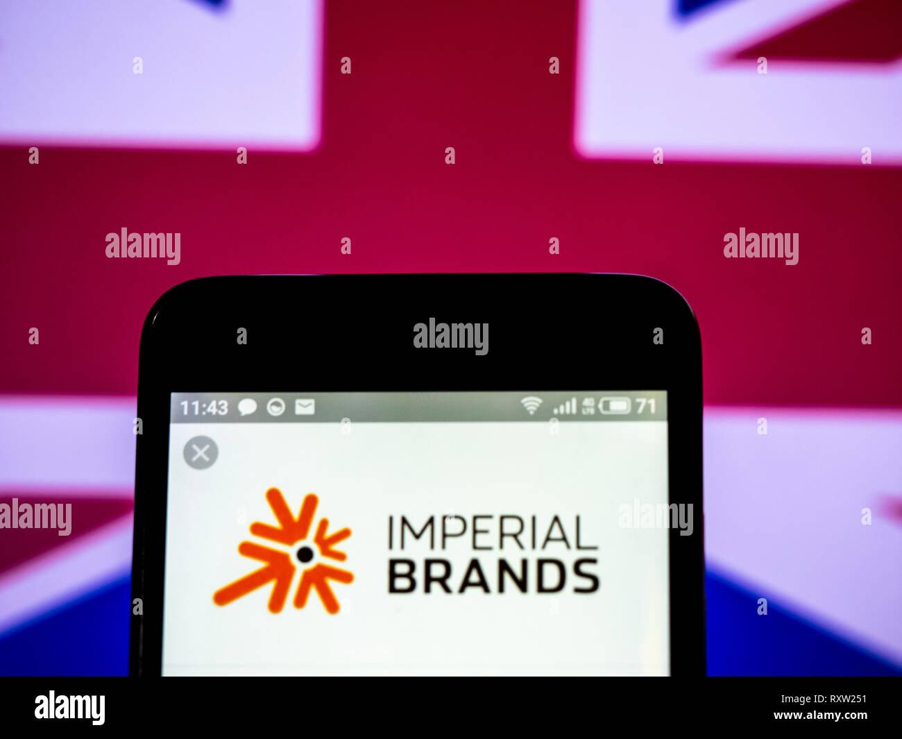 Imperial brands logo hi-res stock photography and images - Alamy