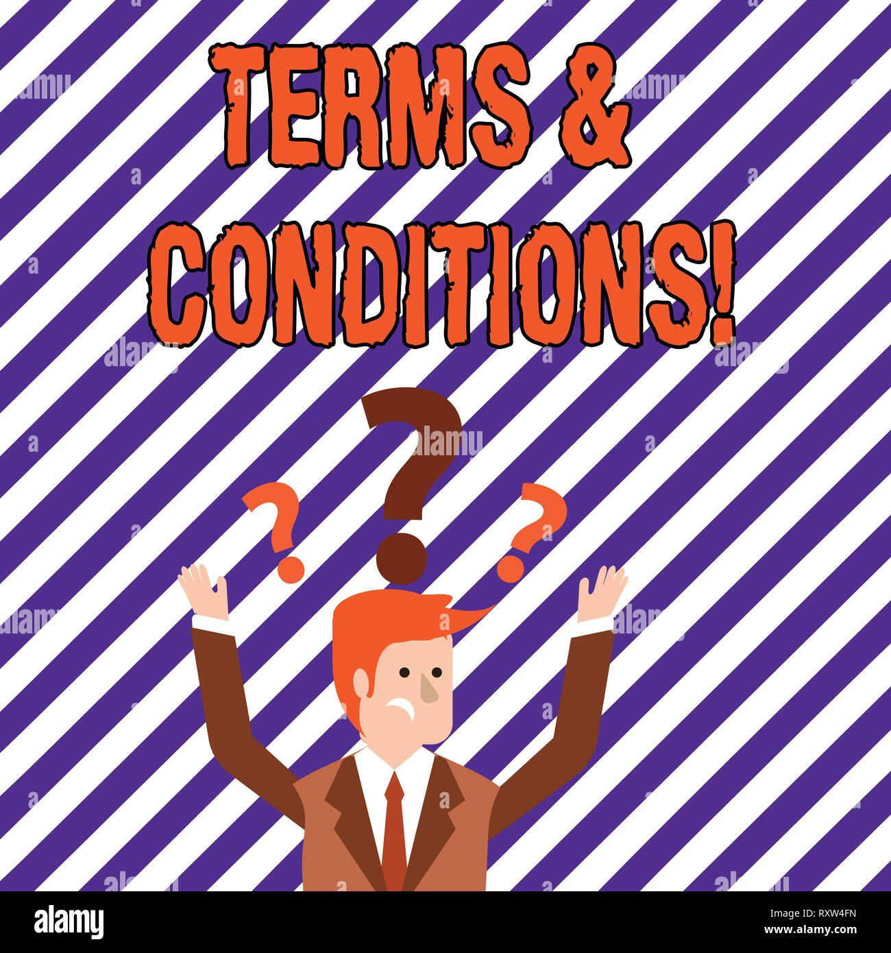 Text sign showing Terms And Conditions. Business photo showcasing Legal ...