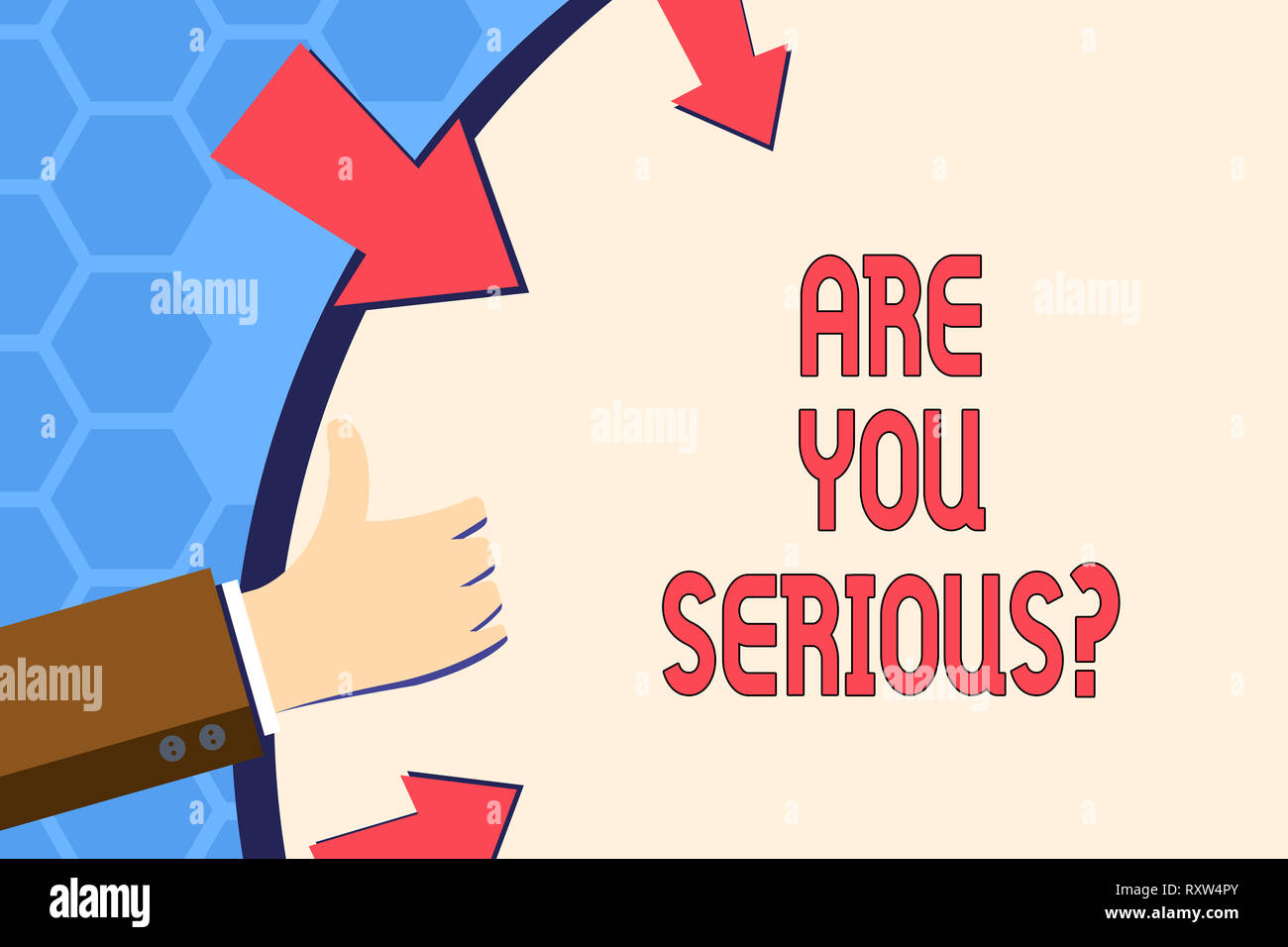 Writing note showing Are You Seriousquestion. Business concept for Have ...