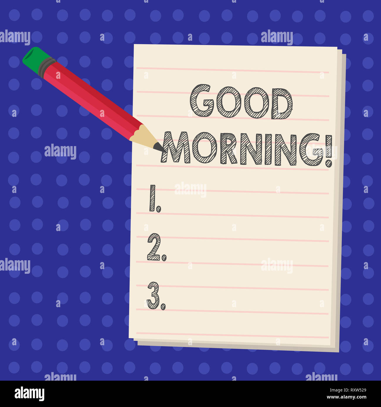 Handwriting text writing Good Morning. Conceptual photo Greeting Wishes ...