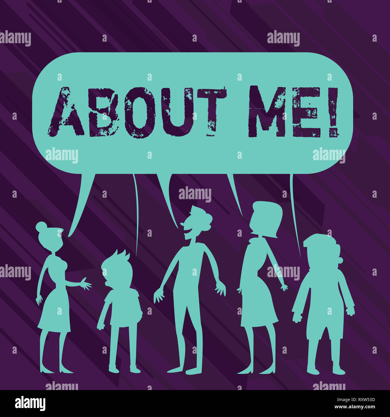 Conceptual hand writing showing About Me. Concept meaning My Personal ...