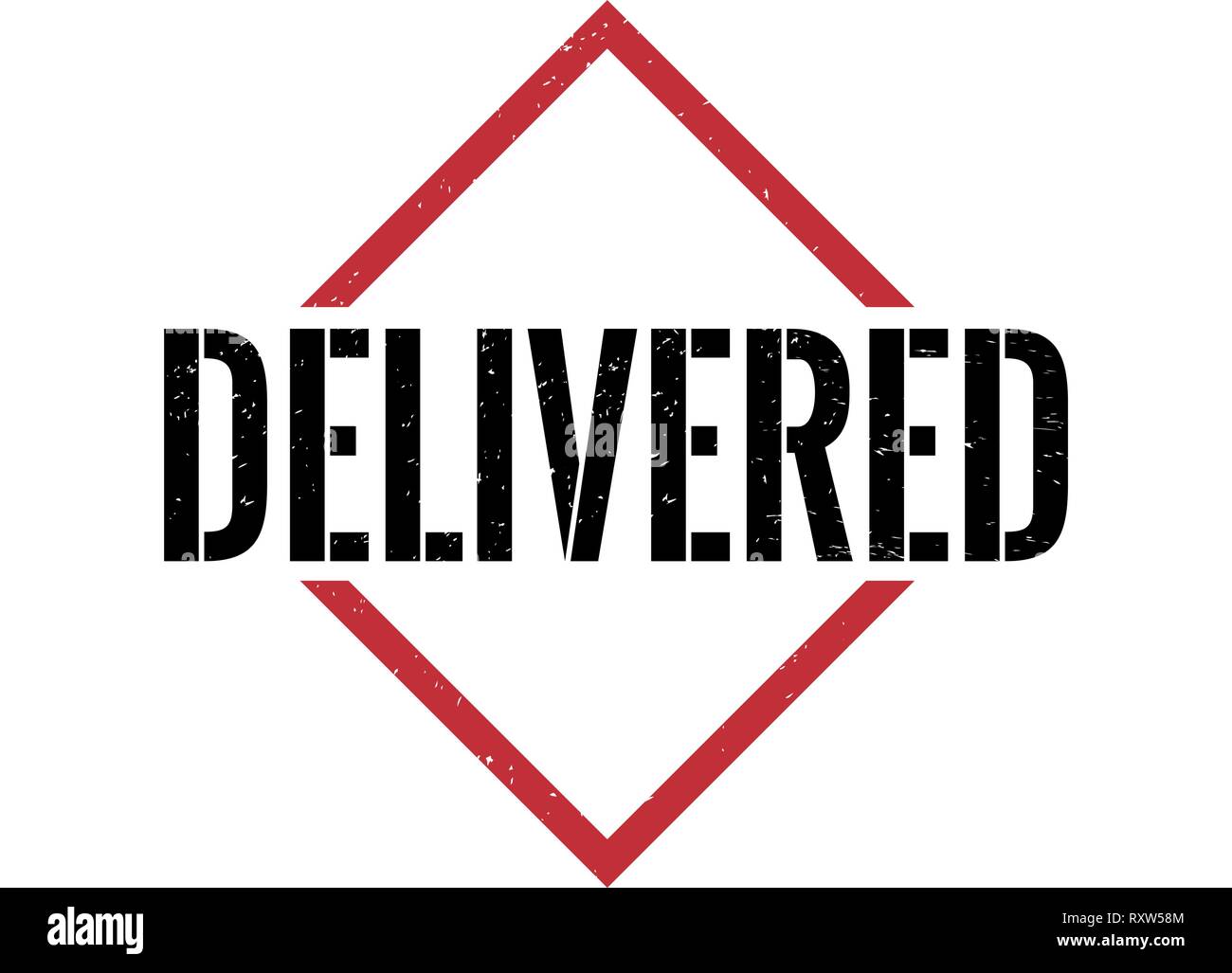 Message delivered Stock Vector Images - Alamy