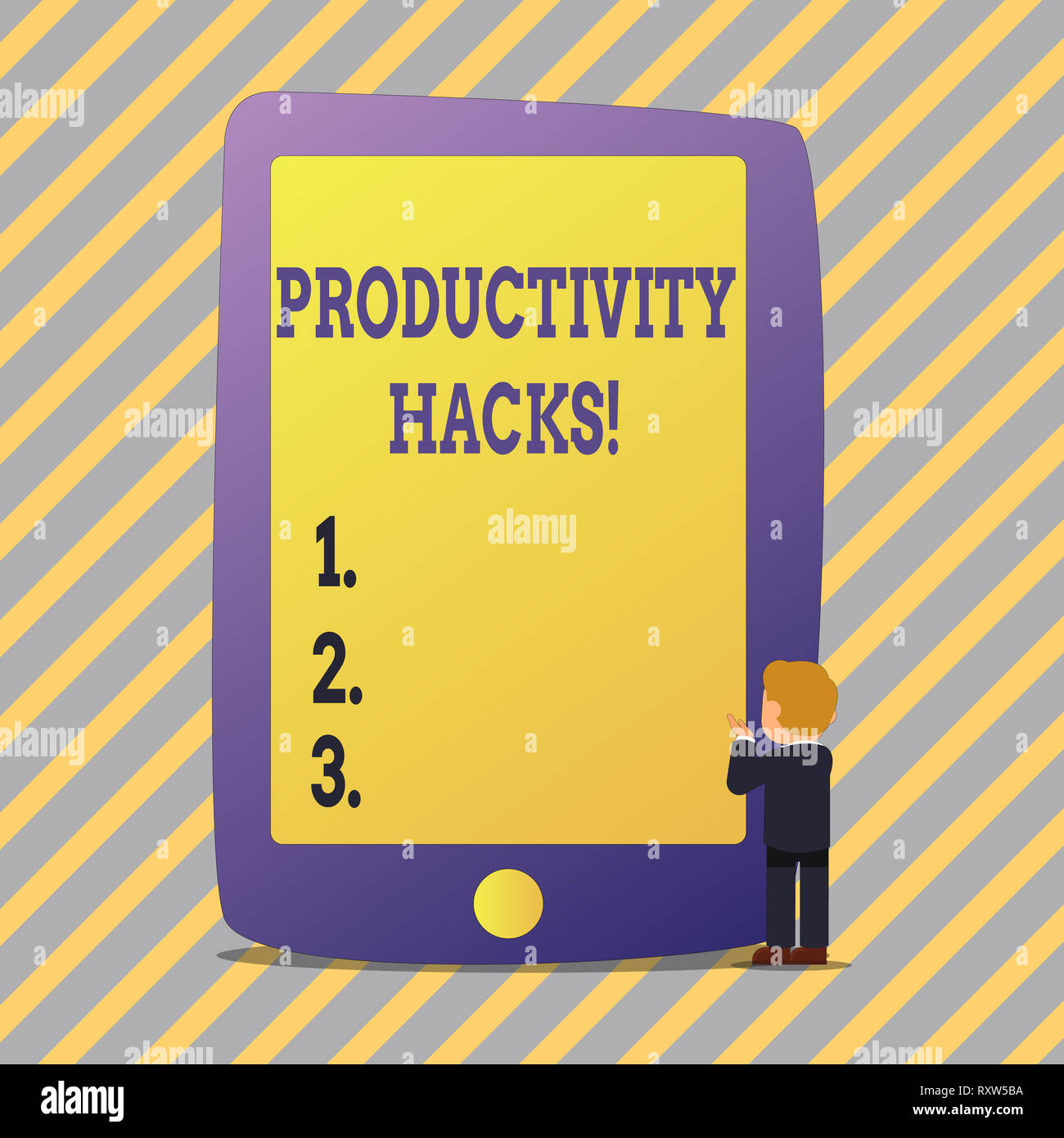 Text Sign Showing Productivity Hacks Business Photo Showcasing Hacking Solution Method Tips