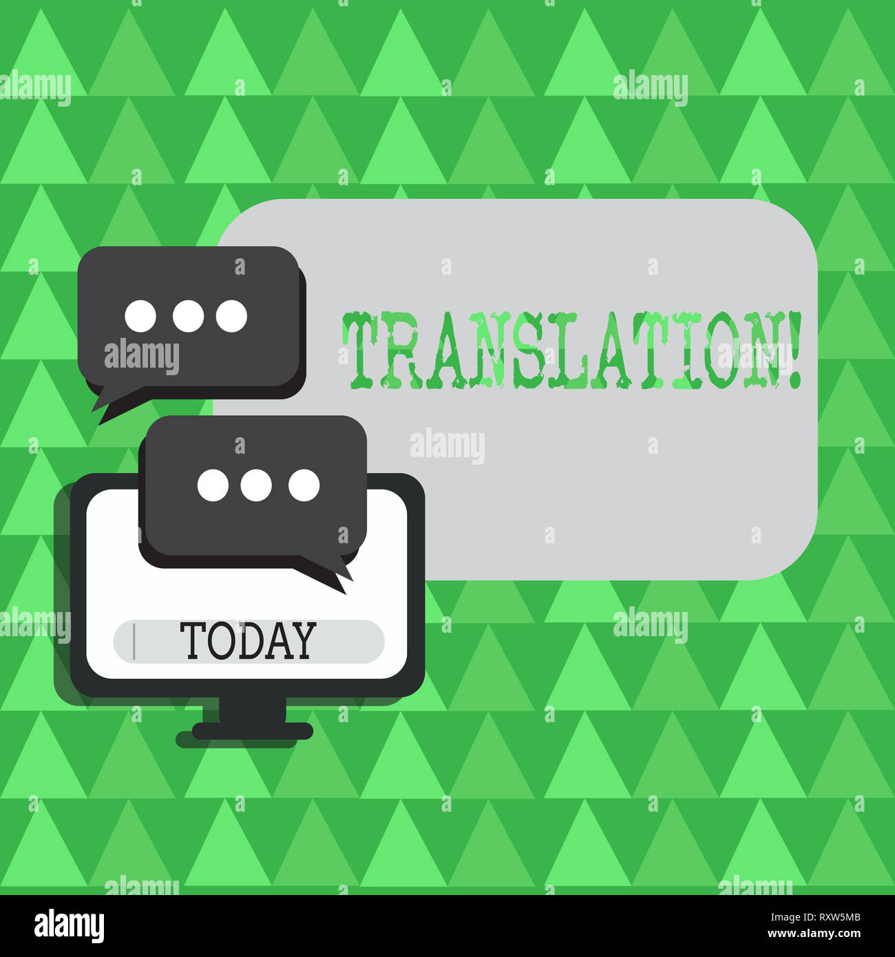 Conceptual hand writing showing Translation. Concept meaning Transform ...