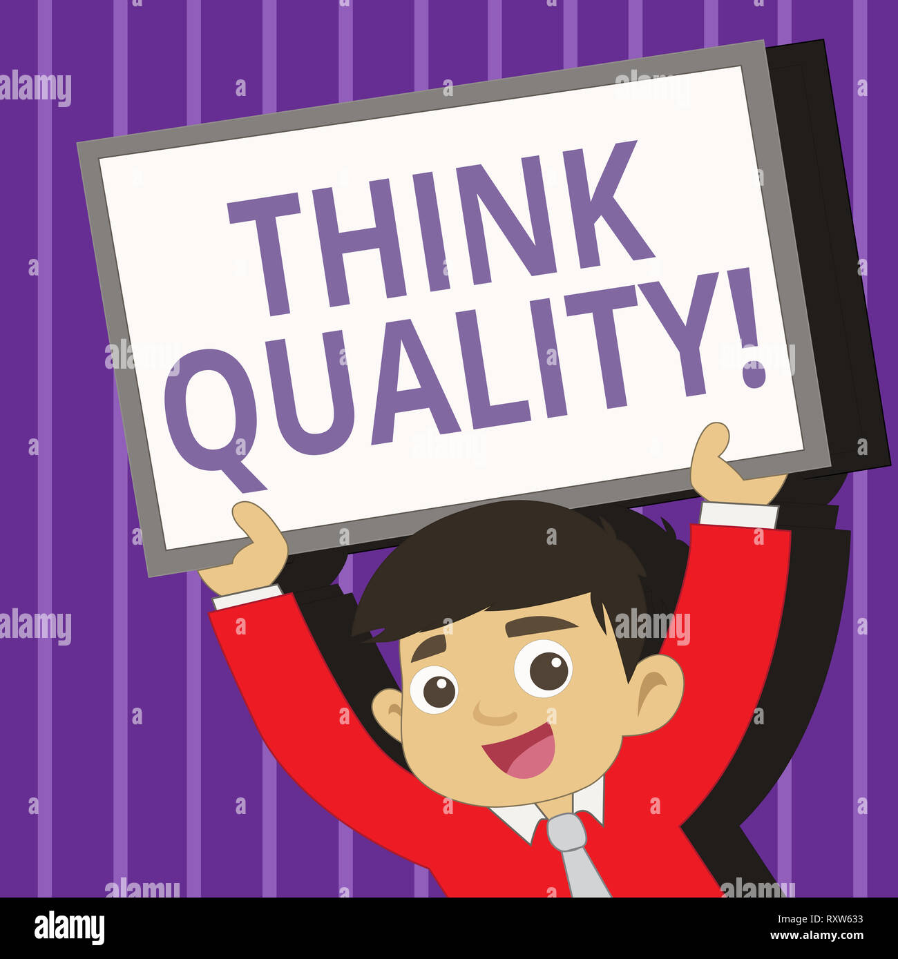 Handwriting text writing Think Quality. Conceptual photo Thinking of ...