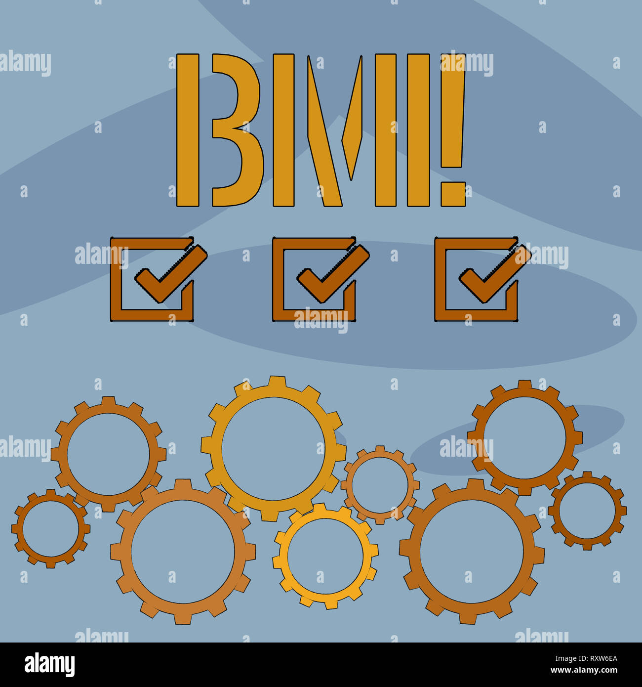 Text sign showing Bmi. Business photo text Body Mass Index determines ...