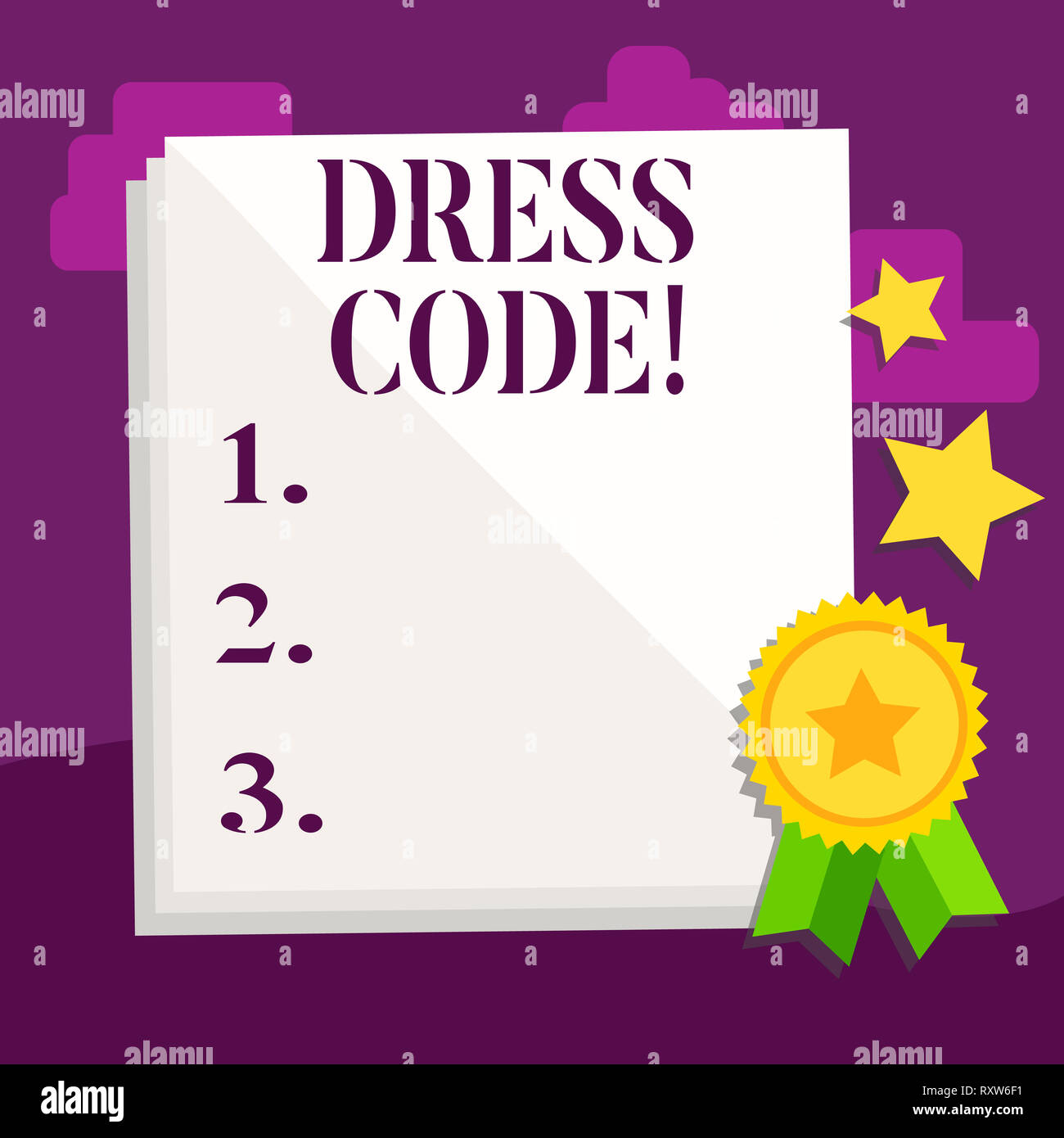 Handwriting text Dress Code. Conceptual photo Rules of what you can ...