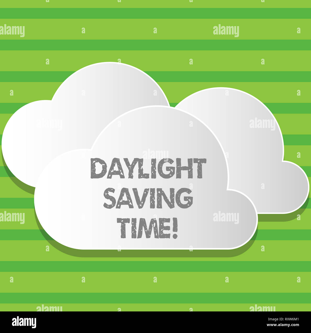 Writing note showing Daylight Saving Time. Business concept for ...