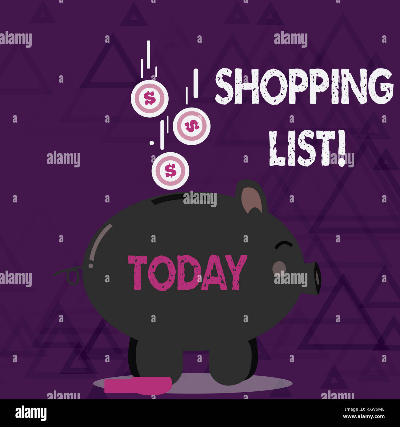 Word writing text Shopping List. Business photo showcasing Products ...