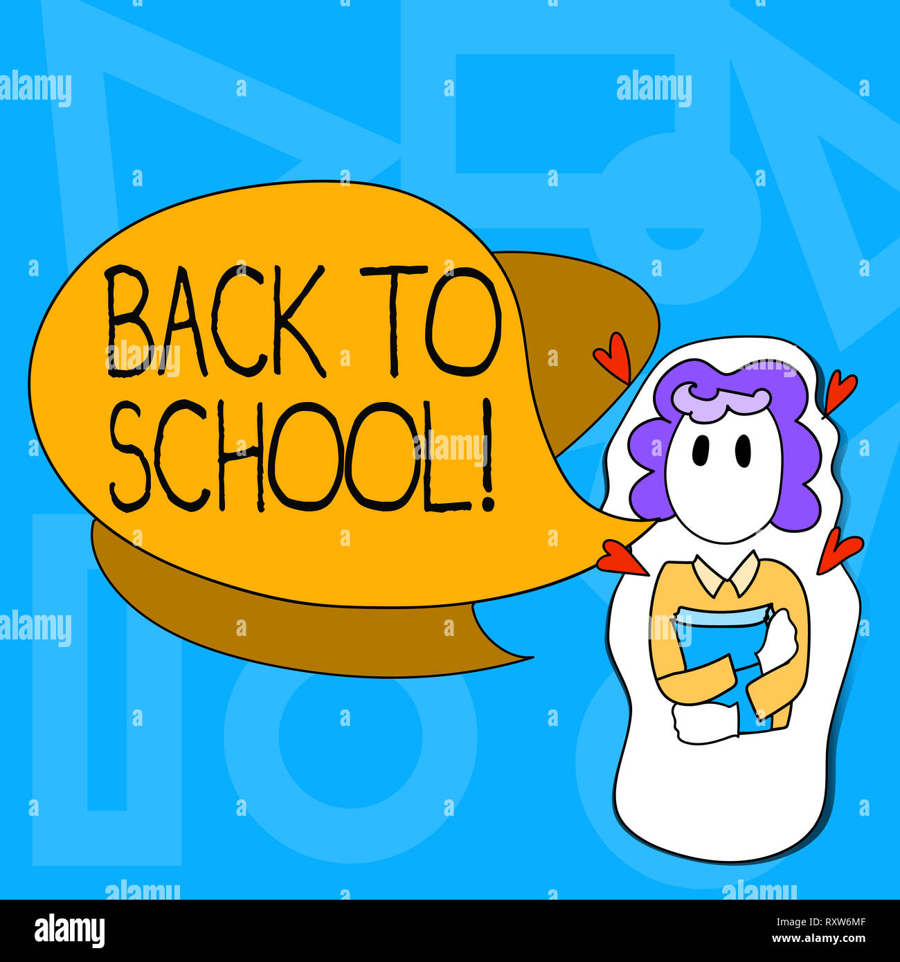 Conceptual hand writing showing Back To School. Concept meaning Return ...