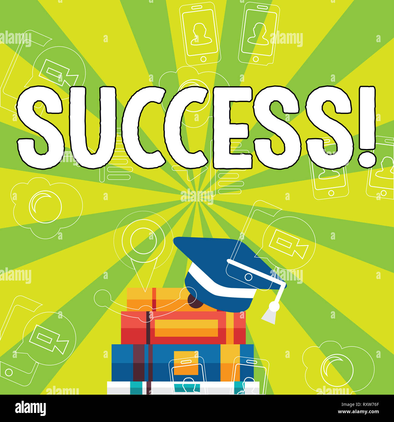 Writing note showing Success. Business concept for Achievement ...