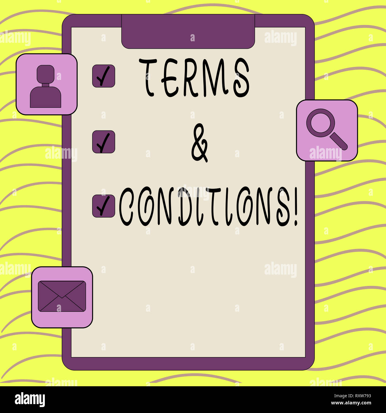 Word writing text Terms And Conditions. Business photo showcasing Legal ...