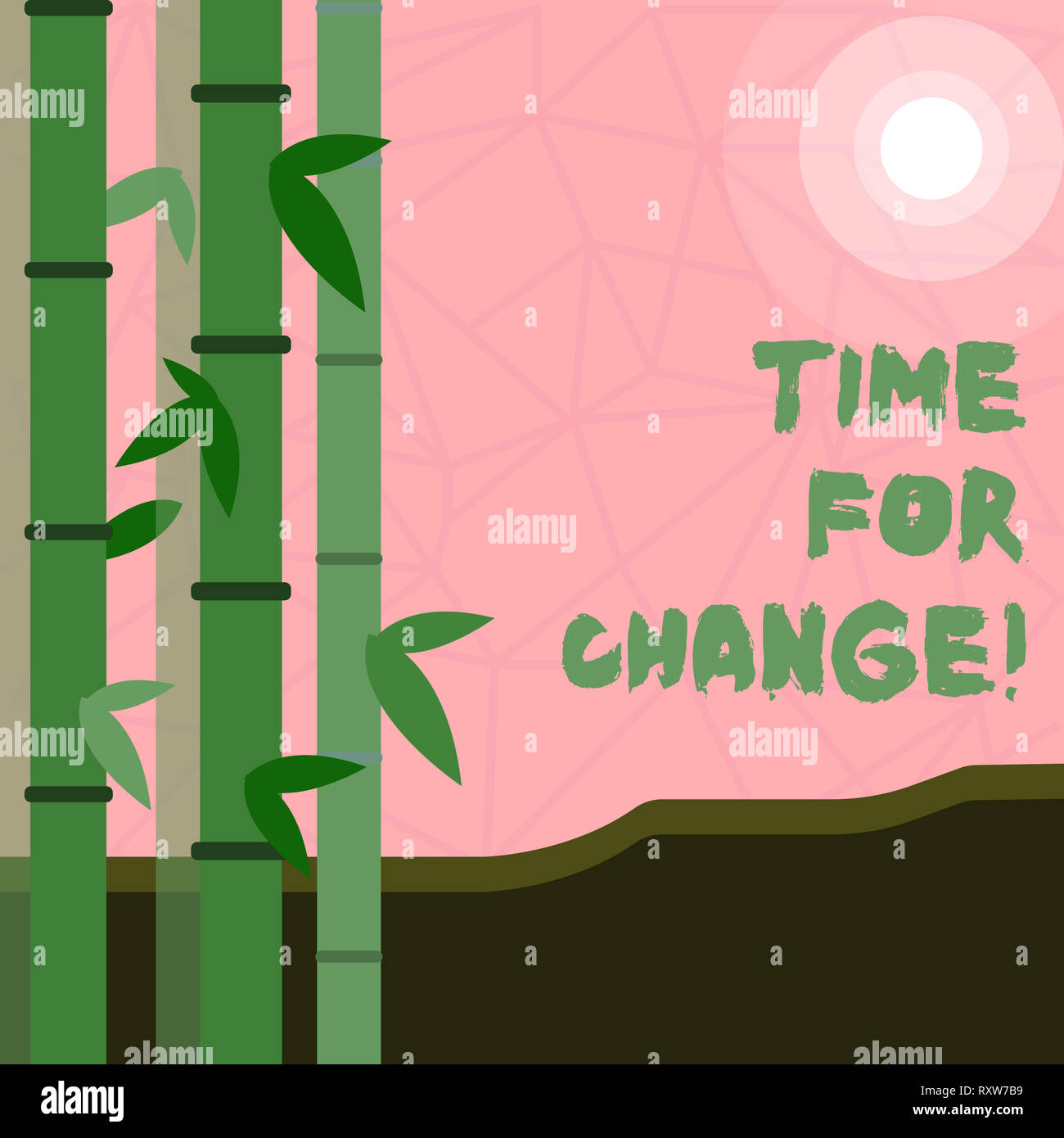 Writing note showing Time For Change. Business concept for Transition ...