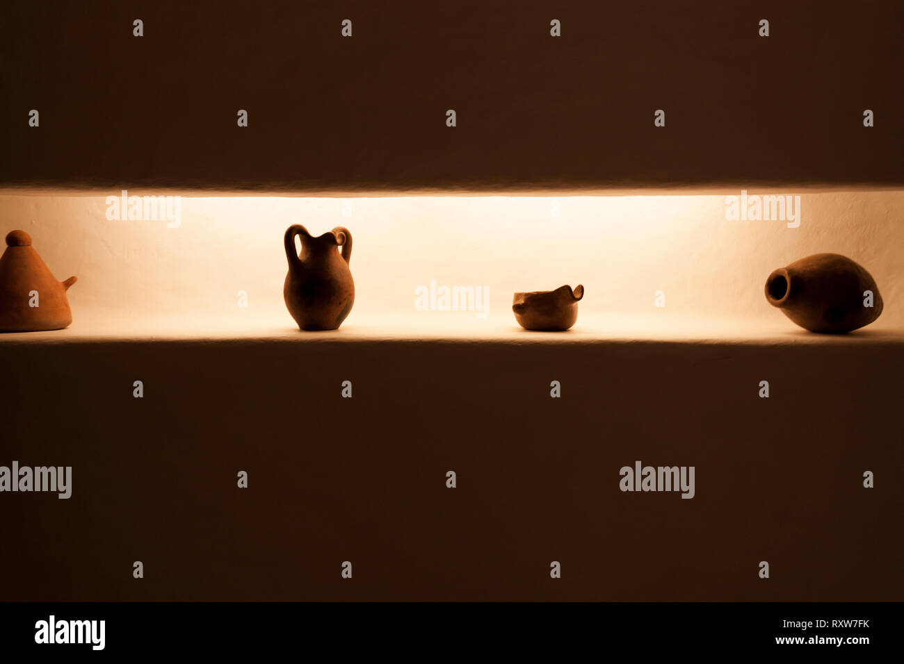 Interior of the balustrade cafe designed and designed by César Manrique ...
