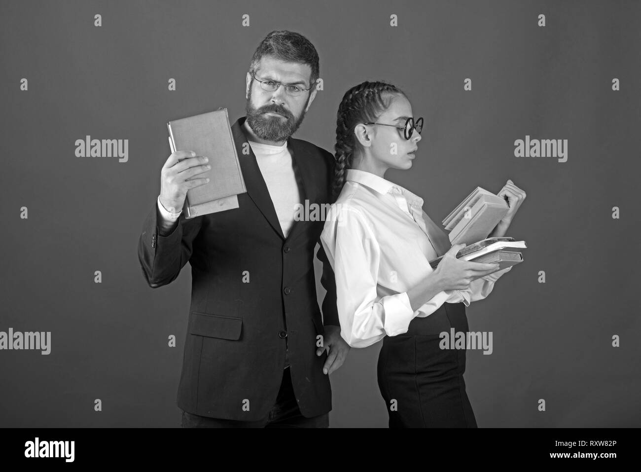 Girl teen read book Black and White Stock Photos & Images - Alamy