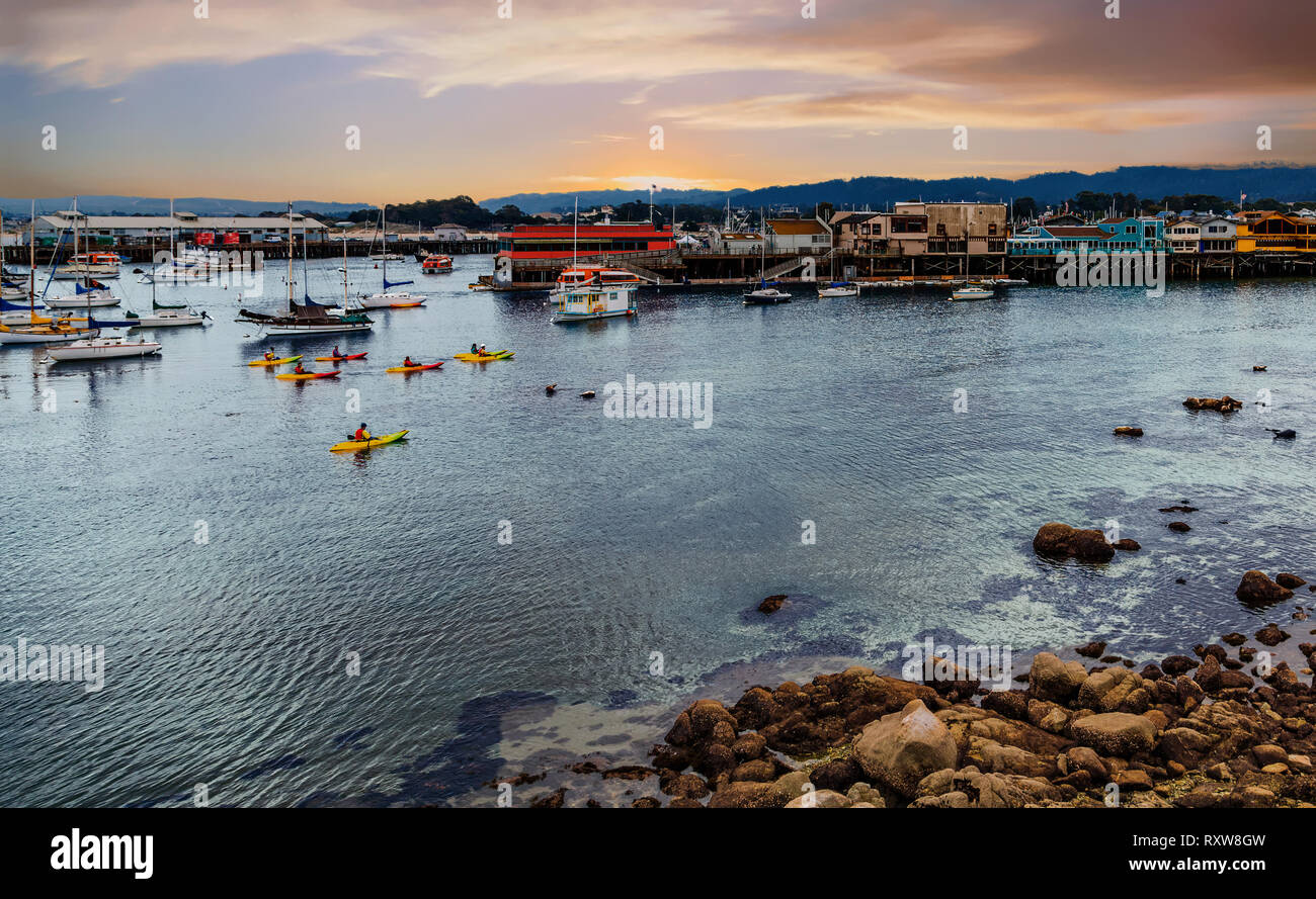 MONTEREY, CALIFORNIA - May 13, 2016: Monterey has attracted artists ...