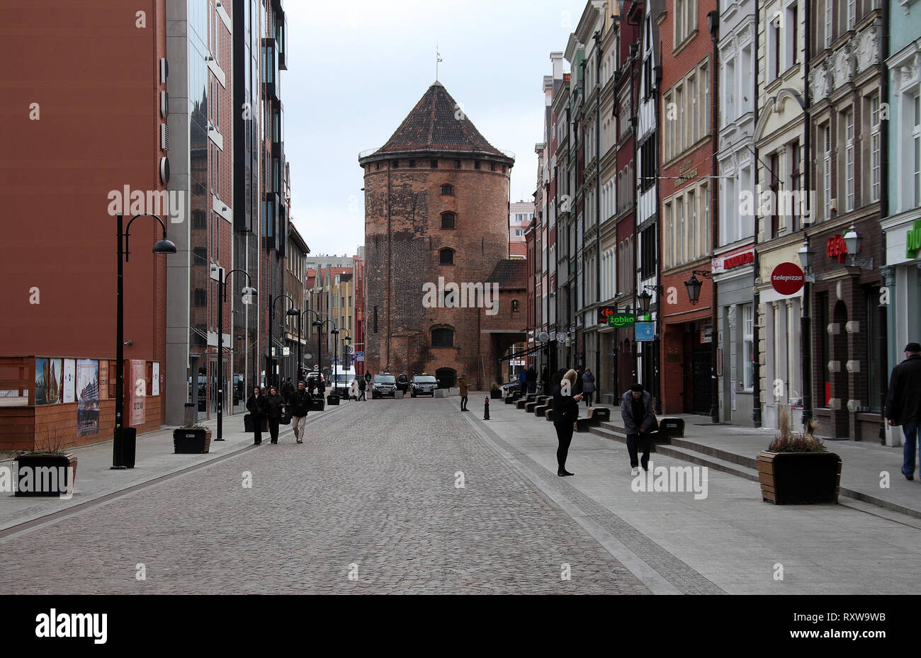 Granary Island area of Gdansk Stock Photo - Alamy